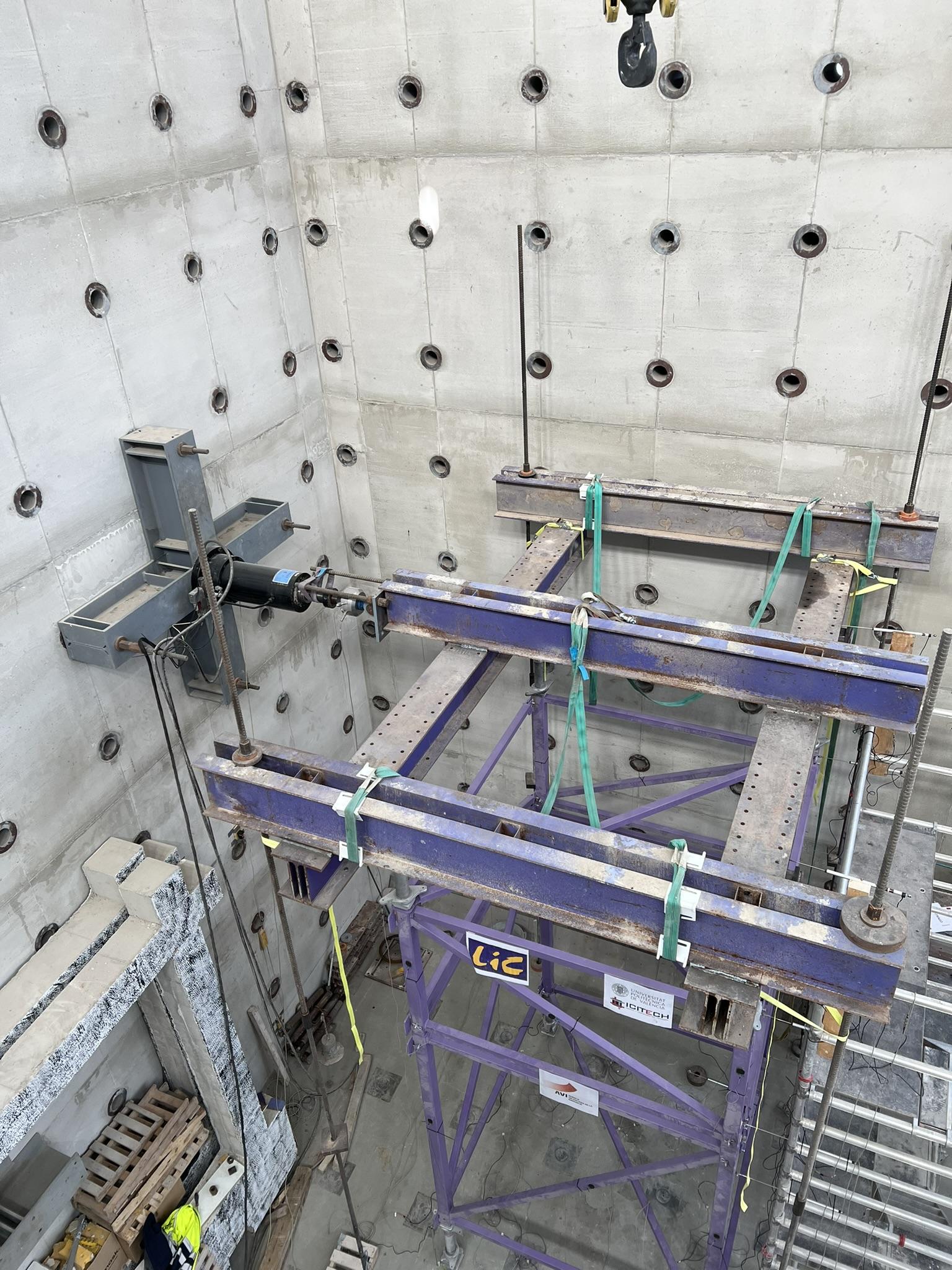 Testing of tower shoring systems for bridges – Building Resilient