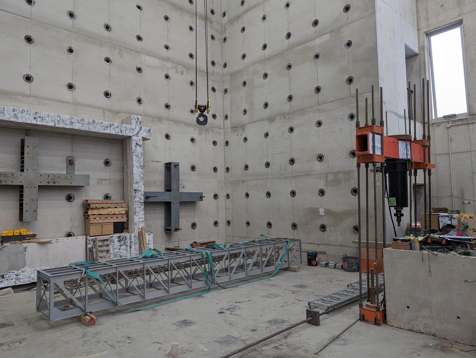 Testing of a scale steel-truss bridge span for the Pont3 project ...